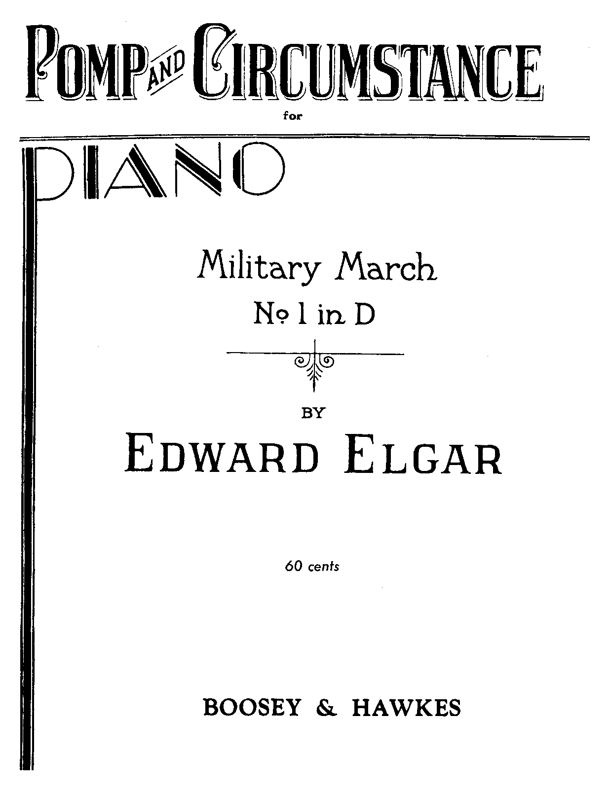 Pomp and Circumstance March No.1, Op.39 No.1 (Elgar, Edward) - IMSLP: Free Sheet Music PDF Download