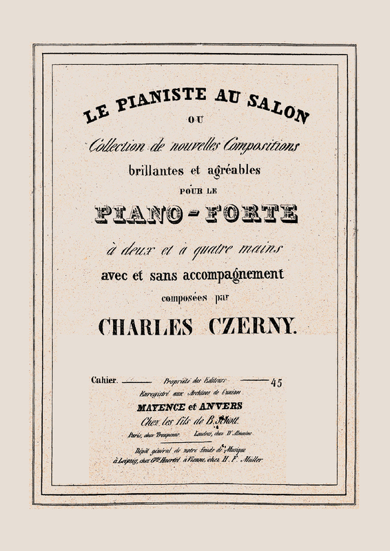 3 Rondos caractéristiques sur 'Le domino noir', Op.506 (Czerny, Carl ...