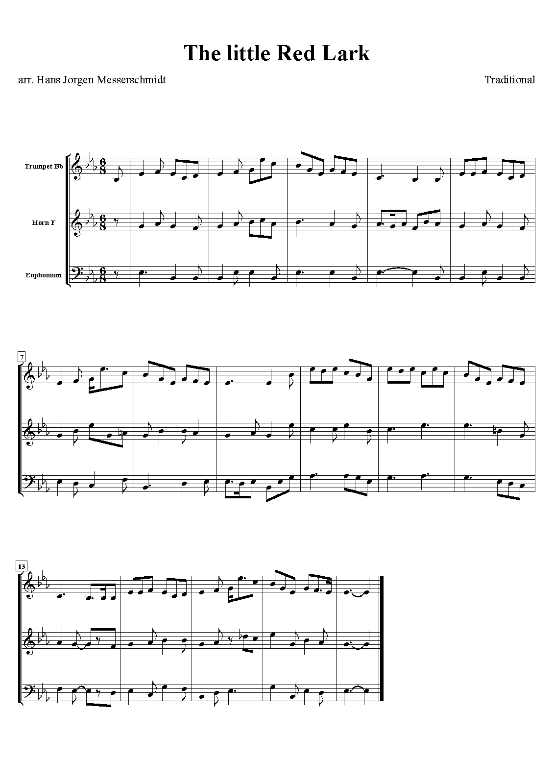 The Little Red Lark (Anonymous) - IMSLP