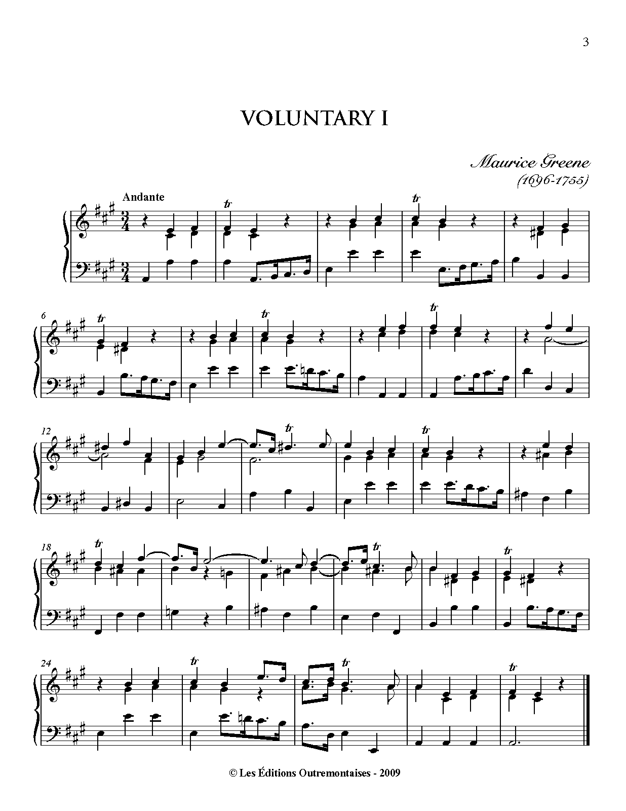 12 Organ Voluntaries (Greene, Maurice) - IMSLP: Free Sheet Music PDF ...
