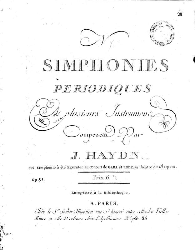 Symphony No.103 in E-flat major, Hob.I:103 (Haydn, Joseph) - IMSLP ...