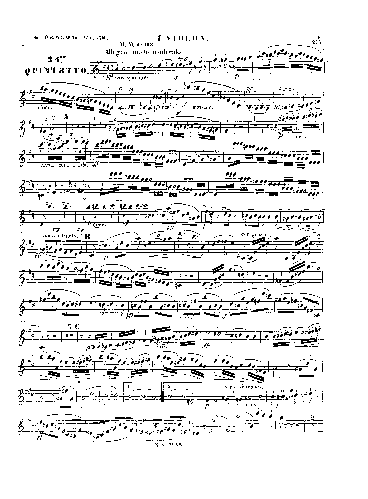 String Quintet No.24, Op.59 (Onslow, George) - IMSLP