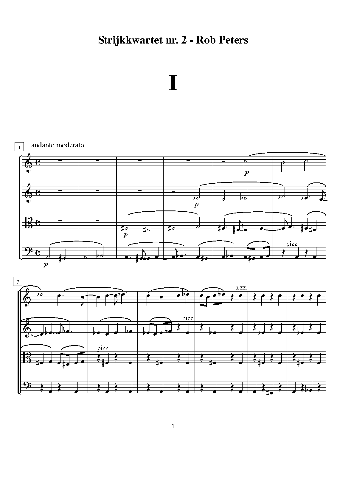 String Quartet No.2, Op.54 (Peters, Rob) - IMSLP