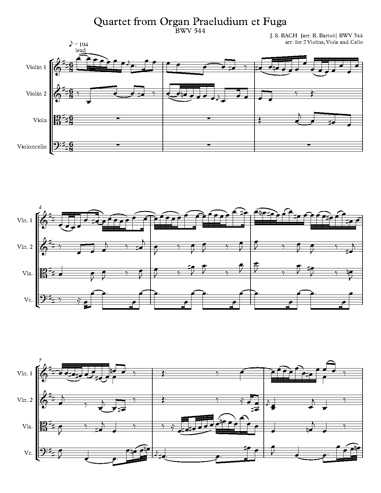 Prelude and Fugue in B minor, BWV 544 (Bach, Johann Sebastian) - IMSLP: Free Sheet Music PDF ...