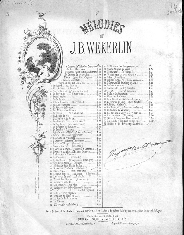 Matinée de printemps (Weckerlin, Jean-Baptiste) - IMSLP