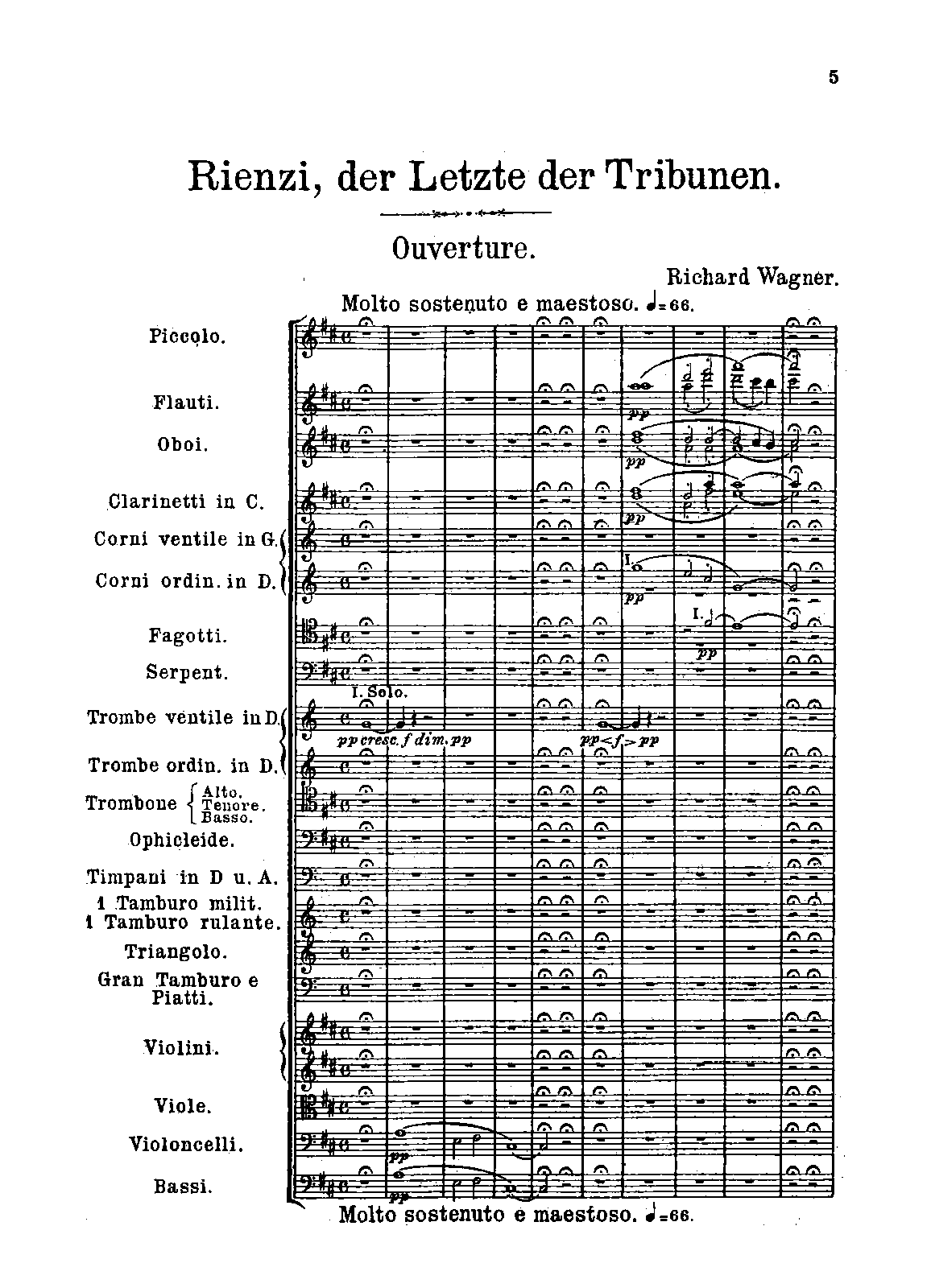Rienzi, WWV 49 (Wagner, Richard) - IMSLP: Free Sheet Music PDF Download Rienzi, WWV 49 (Wagner, Richard) - IMSLP: Free Sheet Music PDF Download