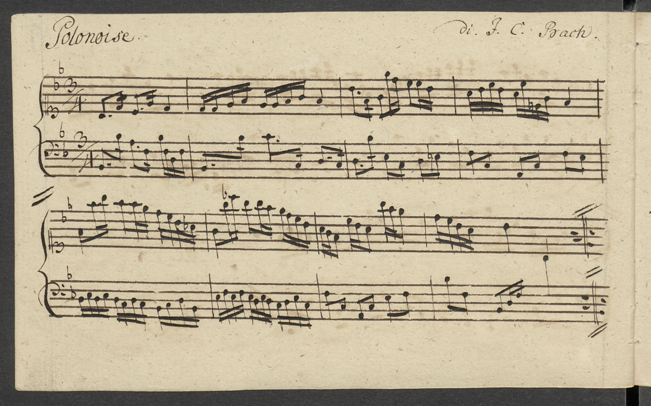 Polonaise in B-flat major, W.A 23 (Bach, Johann Christian) - IMSLP Polonaise in B-flat major, W.A 23 (Bach, Johann Christian) - IMSLP
