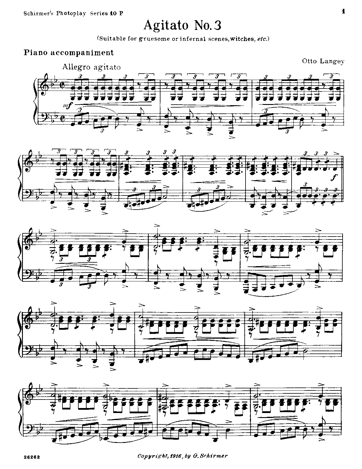 Agitato No.3 (Langey, Otto) - IMSLP: Free Sheet Music PDF Download