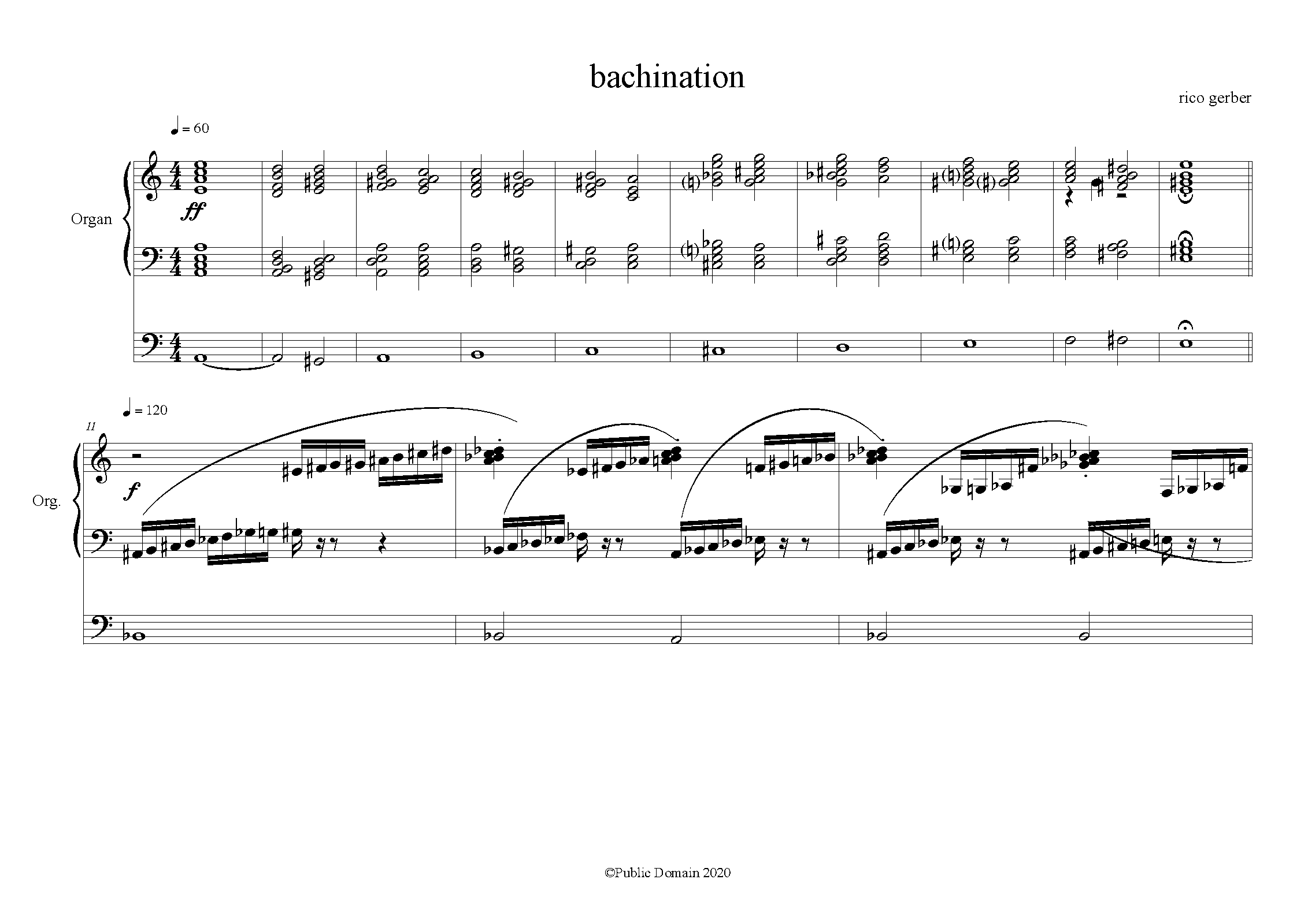 Bachination (Gerber, Edward Enrico) - IMSLP